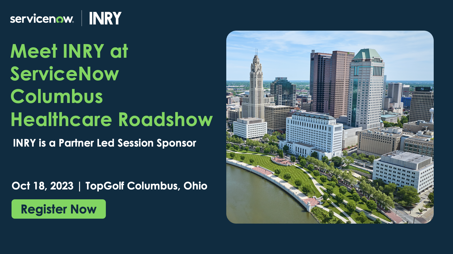Meet INRY at ServiceNow Columbus Road Show